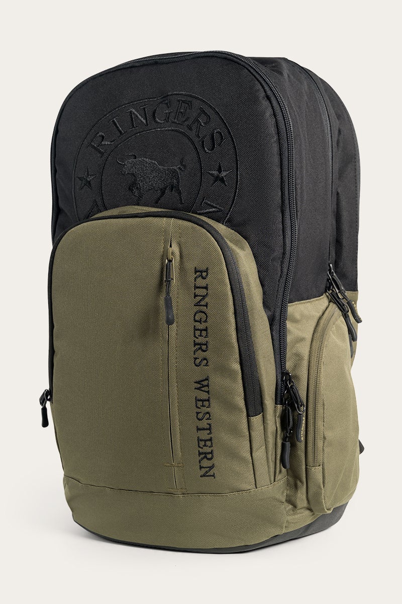 Ringers Holtze Backpack - Black/Army | Goulburn Western Wear